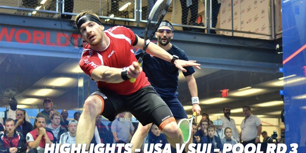 WSF Men' World Team Championship 2019 - Rd 3 Highlights - U.S.A v ...