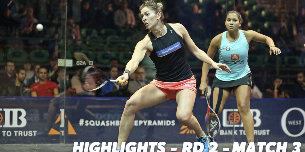 CIB PSA Women' World Champs - Rd2 Highlights - King v Mickawy - SQUASHTV