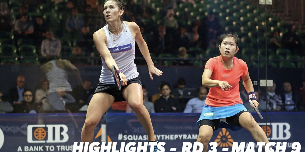 CIB PSA Women' World Champs - Rd3 Highlights - King v Au - SQUASHTV