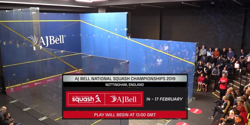AJ Bell National Squash Championships 2019 - SF Match 1 - SQUASHTV