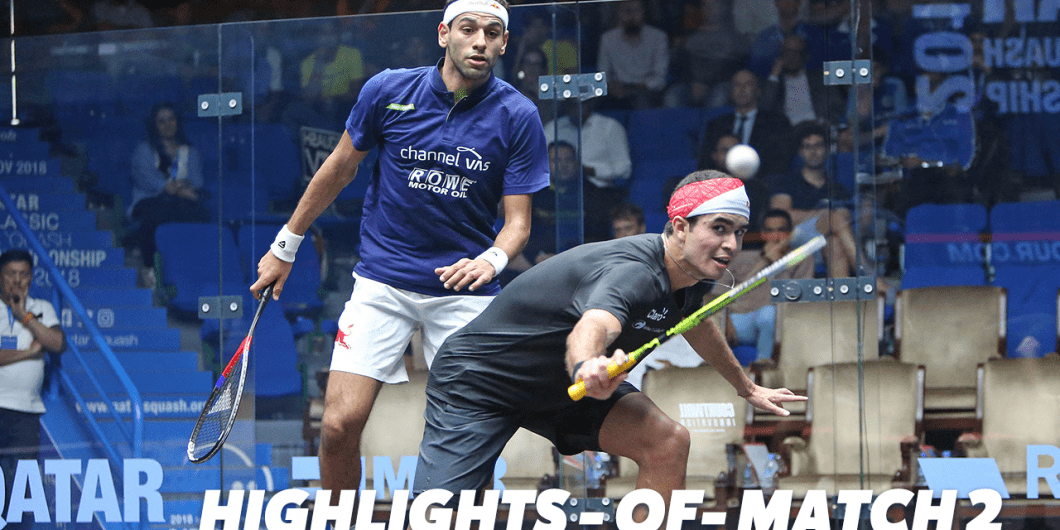 Qatar Classic 2018 QF Highlights - ElShorbagy v Elias - SQUASHTV