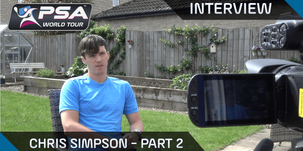 Chris Simpson - SquashTV Interview Part 2 - SQUASHTV
