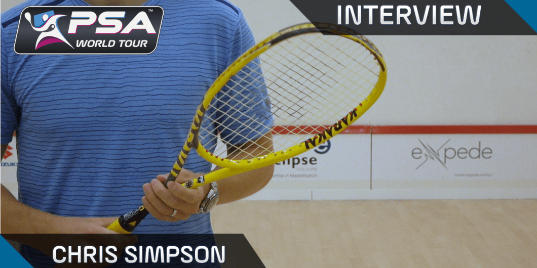 Chris Simpson - SquashTV Interview - SQUASHTV