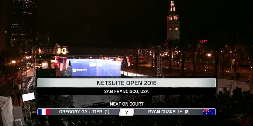 NetSuite Open 2016 - QF Highlights - Gaultier v Cuskelly - SQUASHTV