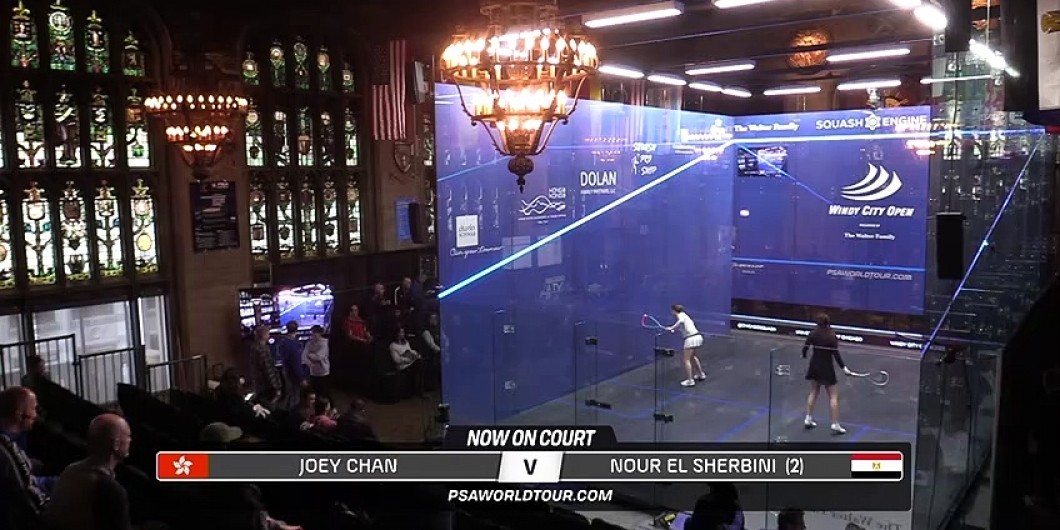 The Windy City Open 2020 - Rd 2 Highlights - Chan v El Sherbini - SQUASHTV