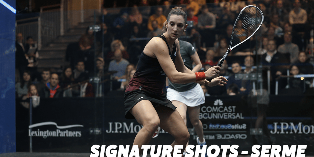 Signature Shots - Camille Serme - The Panther Strike - SQUASHTV