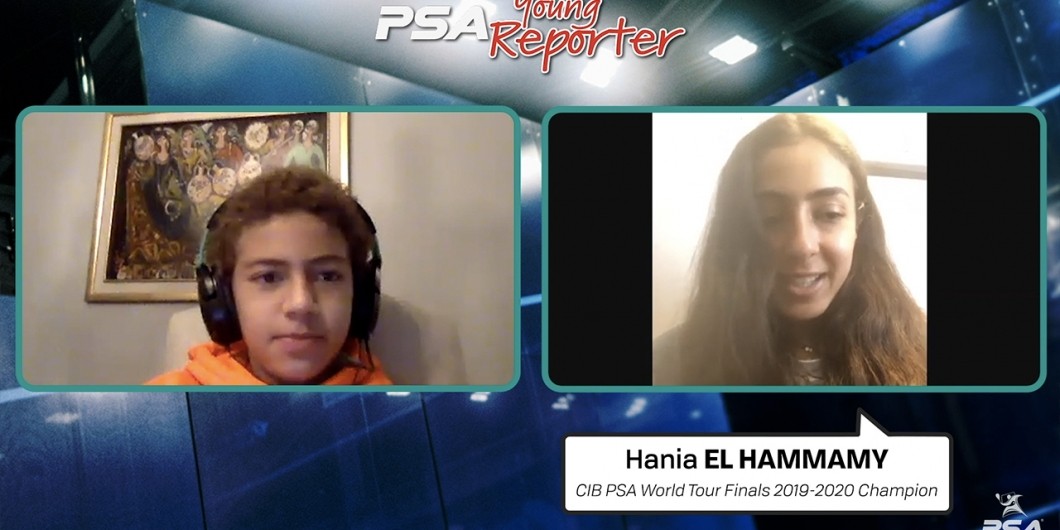 PSA Young Reporter Meets... Hania El Hammamy - SQUASHTV