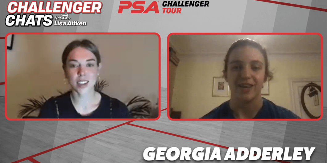 Challenger Chats with Lisa Aitken - Georgia Adderley - SQUASHTV