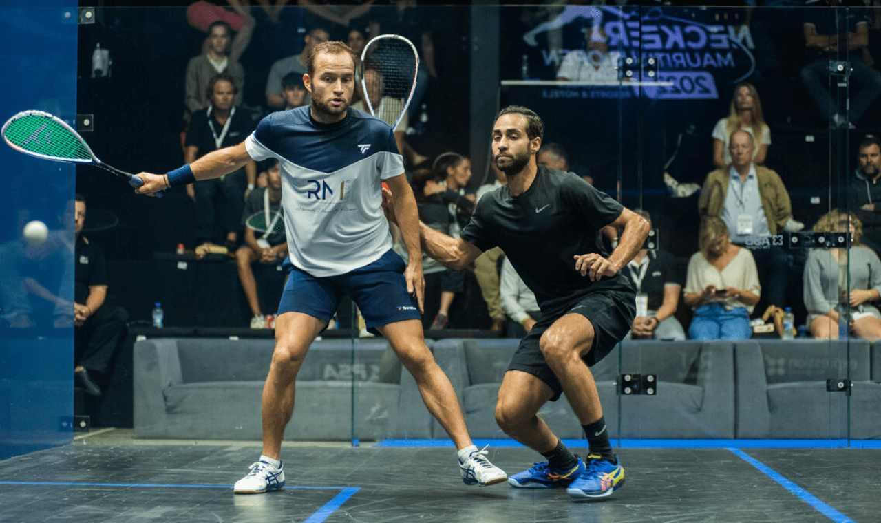 Necker Mauritius Open 2022 - Rd2 Replay -Marche v Hammamy - SQUASHTV