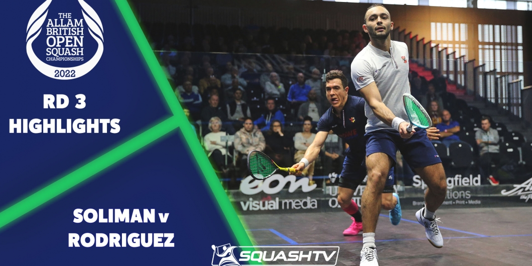Youssef Soliman EGY v Miguel Rodriguez COL - SQUASHTV