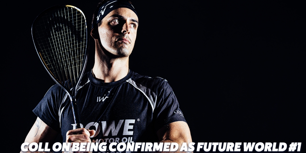 Paul Coll on Being Confirmed as Future World Number 1 - SQUASHTV