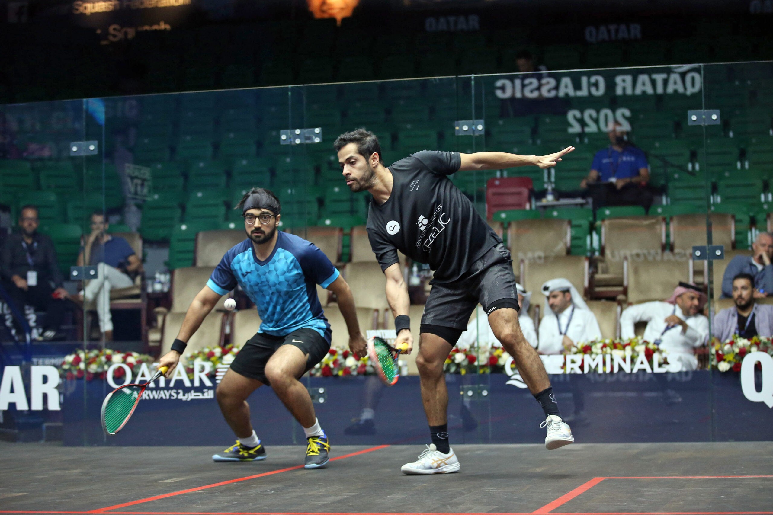 Amjad v Salazar - QTerminals Qatar Classic 2022 - Rd1 Replay - SQUASHTV