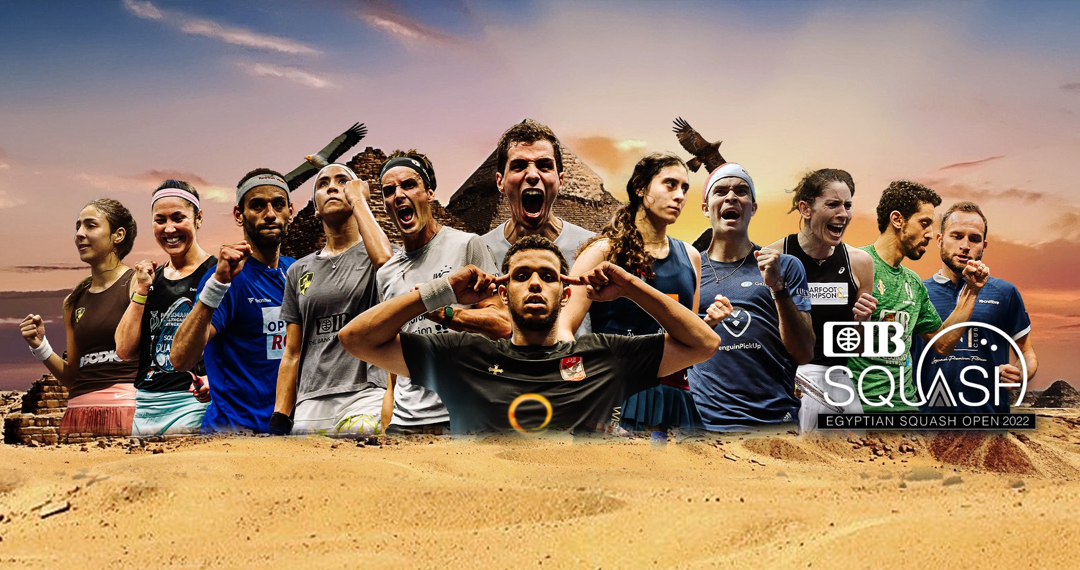 The Pyramids – CIB Egyptian Open 2022 – Semi-Finals - SQUASHTV