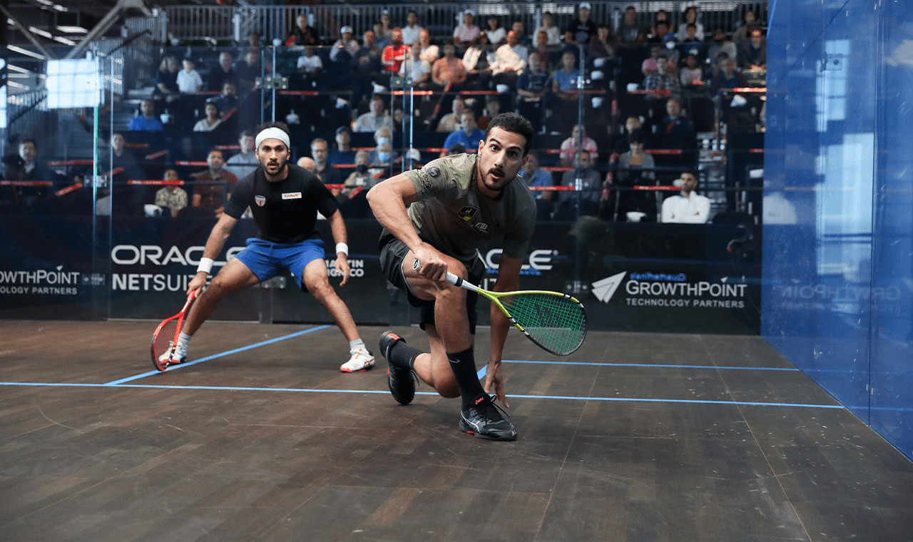 Hesham V Khan Oracle Netsuite Open 2022 Qf Highlights Squashtv