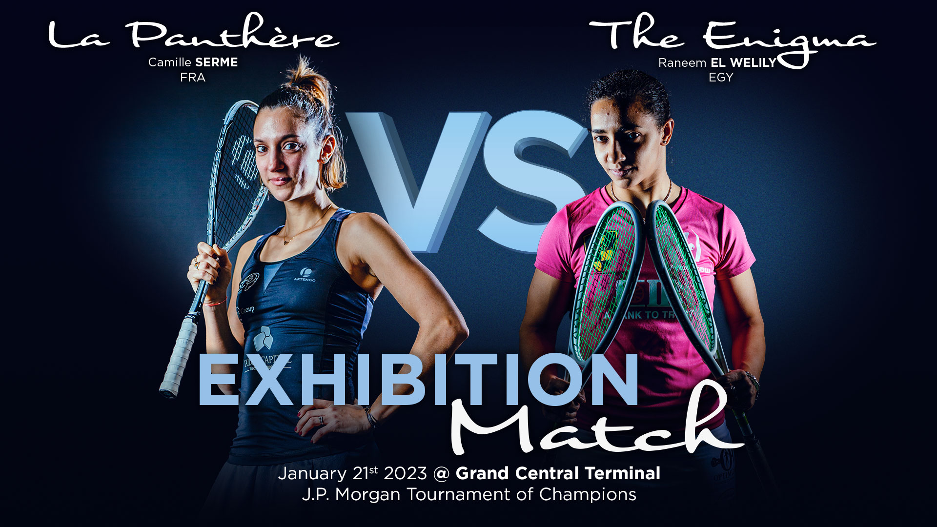 J.P Morgan Tournament of Champions 2023 - Exhibition Match - Serme v El ...