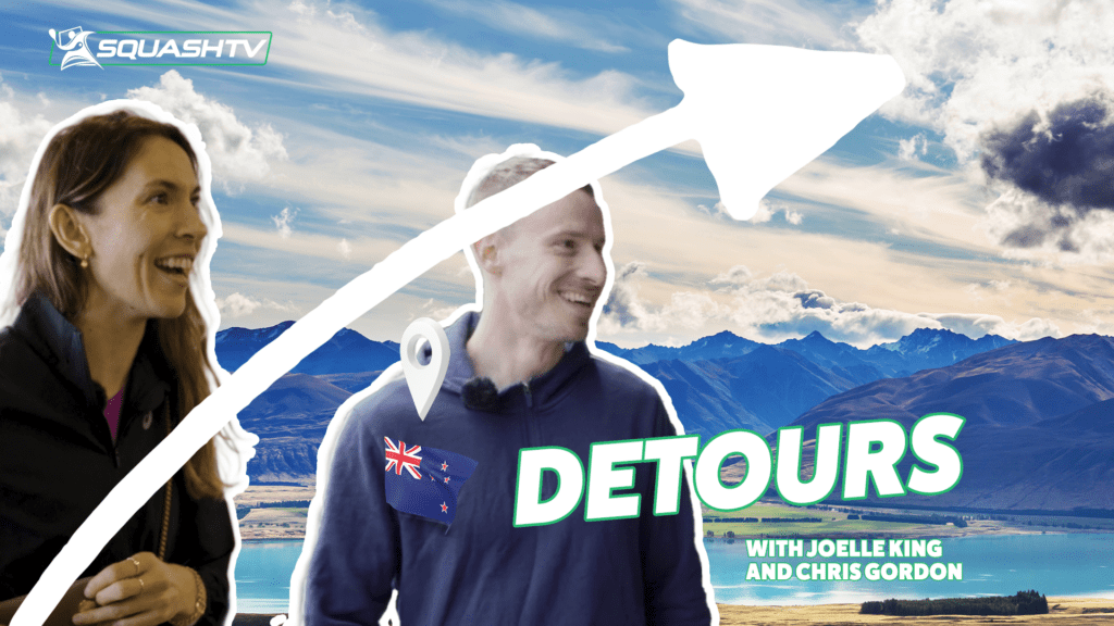 Joelle King and Chris Gordon, take SQUASHTV on a tour of New Zealand ...