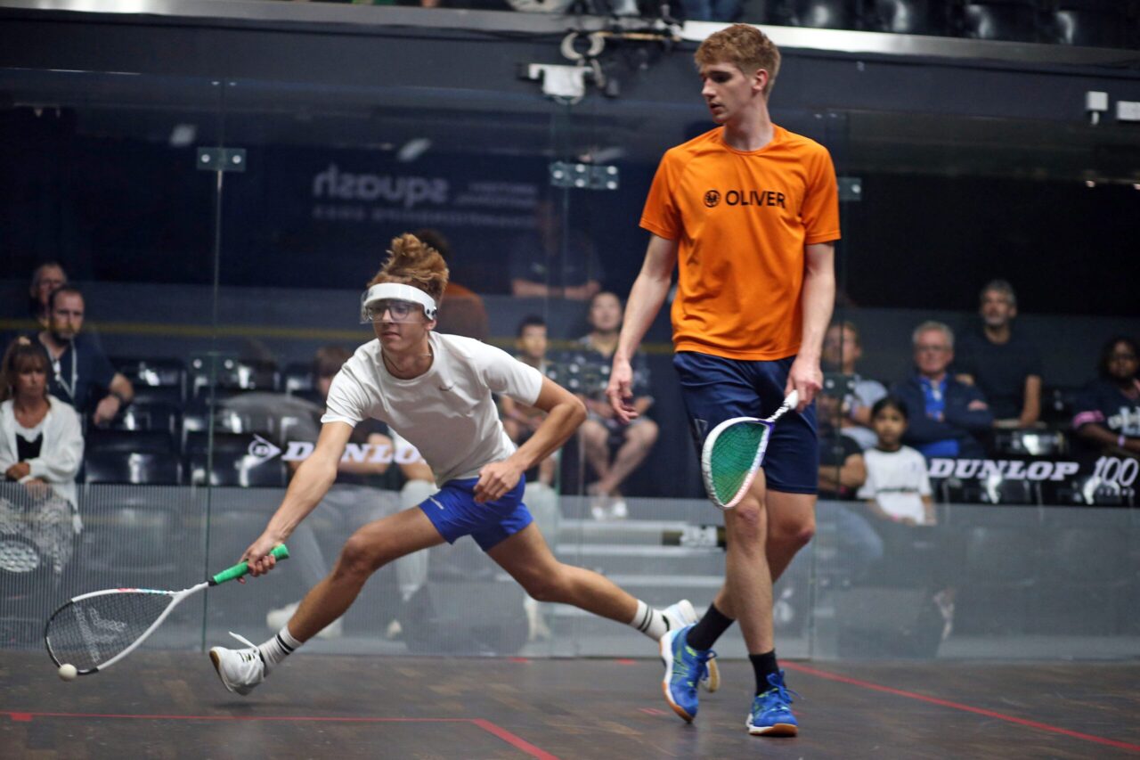 Flint v Broadberry - British National Squash Championships - Qualifying ...