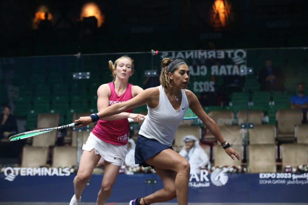 Round 1 – Malak Khafagy v Lucy Turmel - SQUASHTV