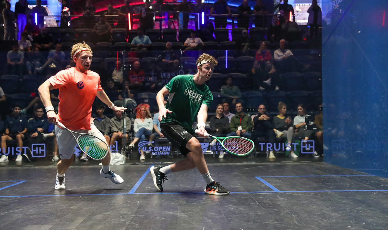 Round 1 – West Court: Dimitri Steinmann v Timothy Brownell - SQUASHTV