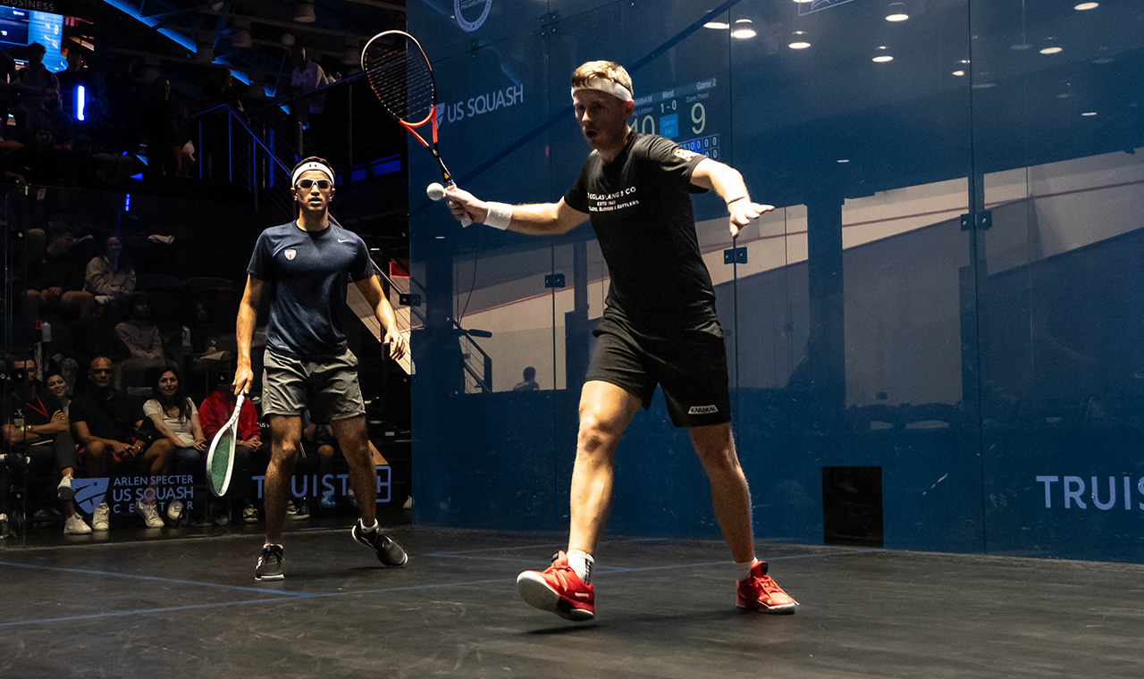 Round 1 – West Court: Greg Lobban v Zane Patel - SQUASHTV