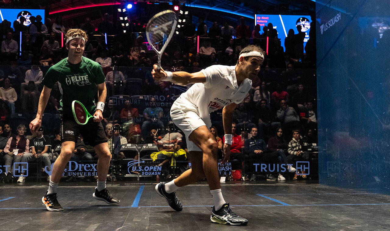 Round 3 – West Court: Timothy Brownell v Mohamed ElShorbagy - SQUASHTV