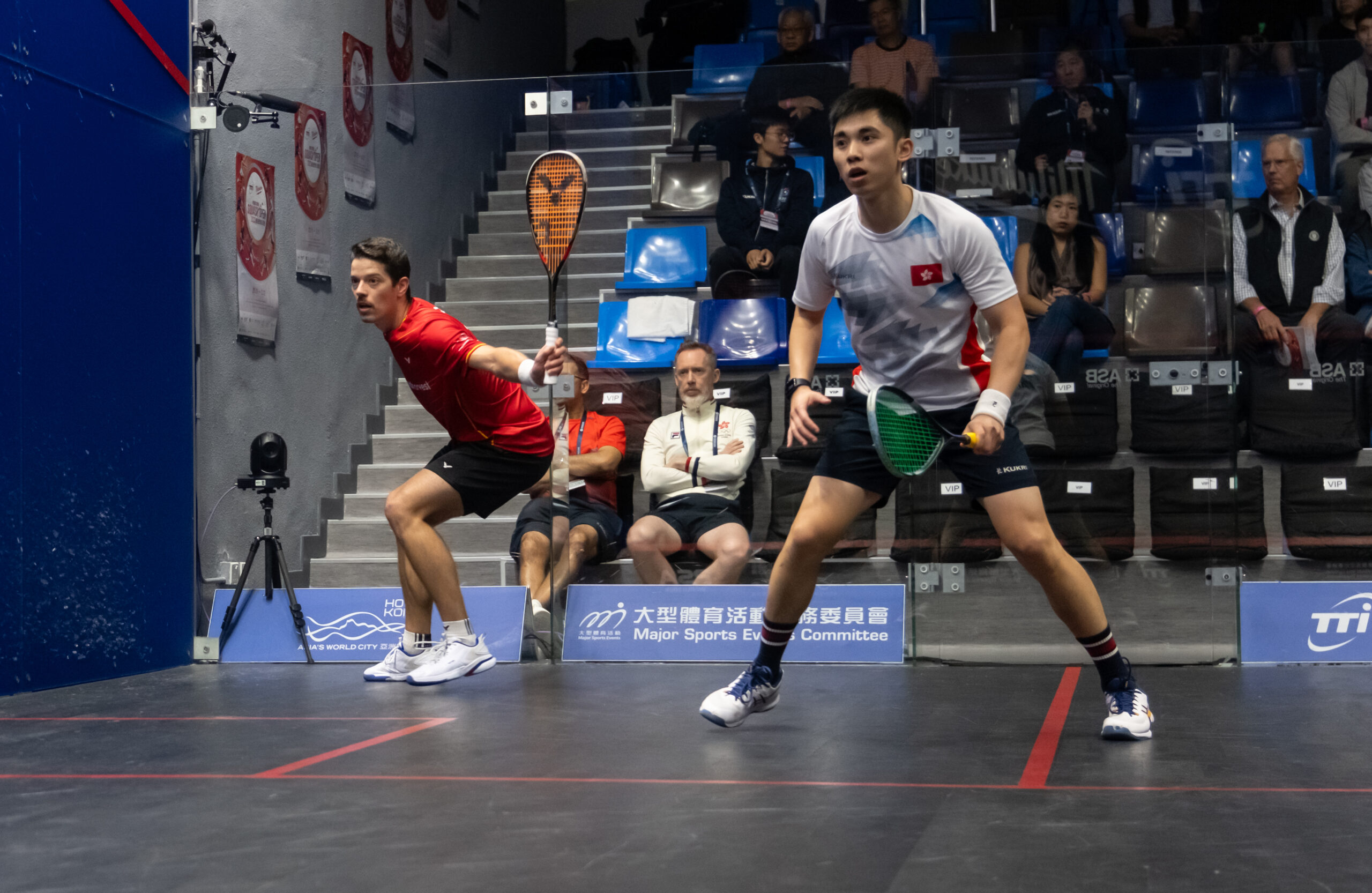 Round 1 – Raphael Kandra v Tang Ming Hong - SQUASHTV