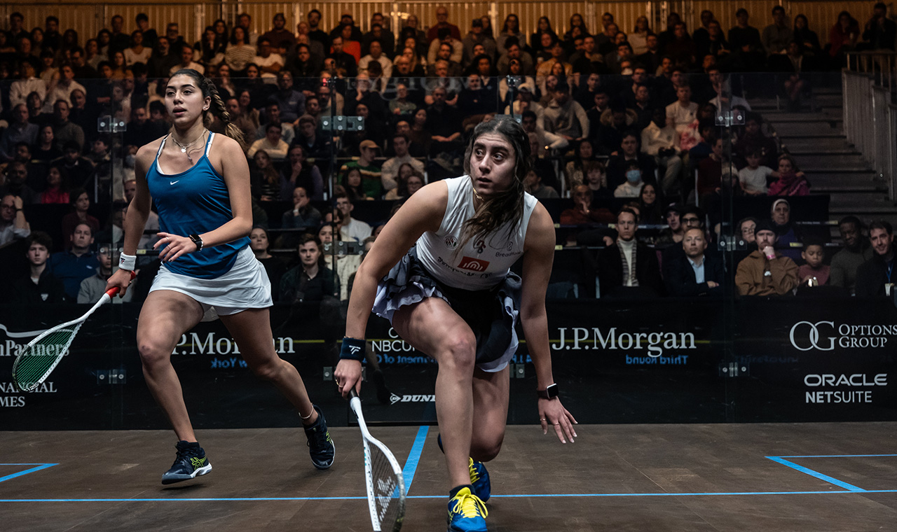 Round 3 – Nour ElSherbini v Malak Khafagy - SQUASHTV