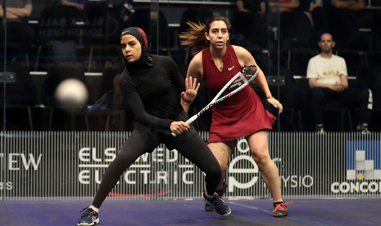 Round 1 – Salma Eltayeb v Nadine Shahin - SQUASHTV