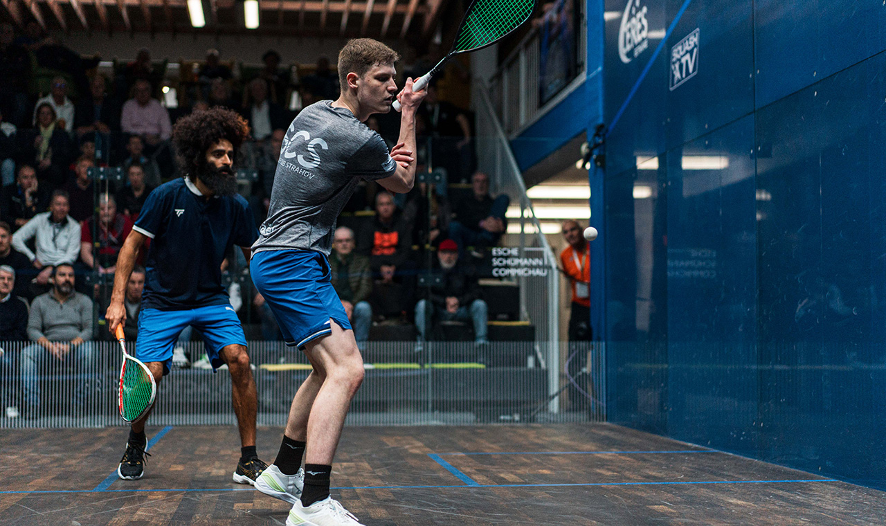 Round 1 – Faraz Khan v Marek Panacek - SQUASHTV