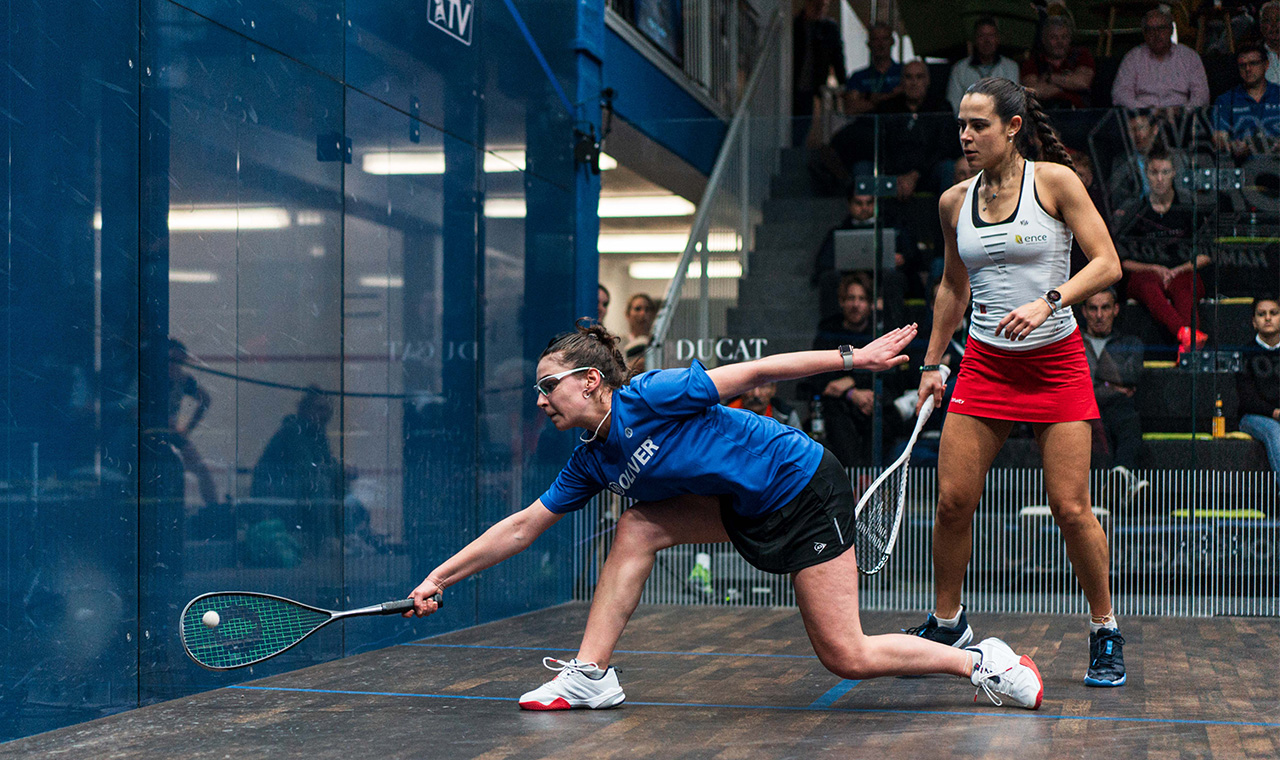 Round 1 – Marta Dominguez v Maya Weishar - SQUASHTV