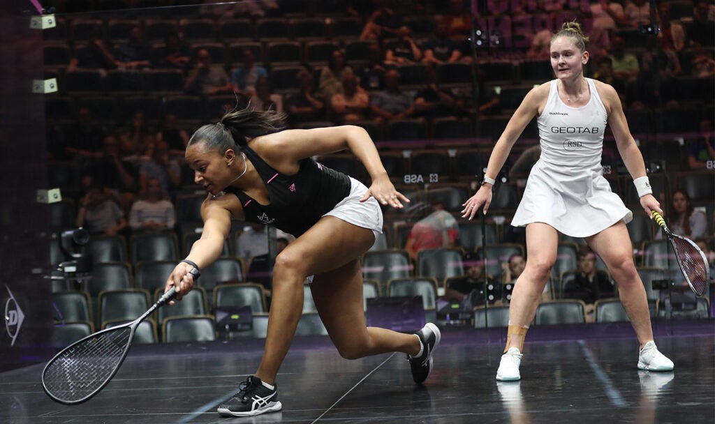 Round 1 – Hollie Naughton v Asia Harris - SQUASHTV