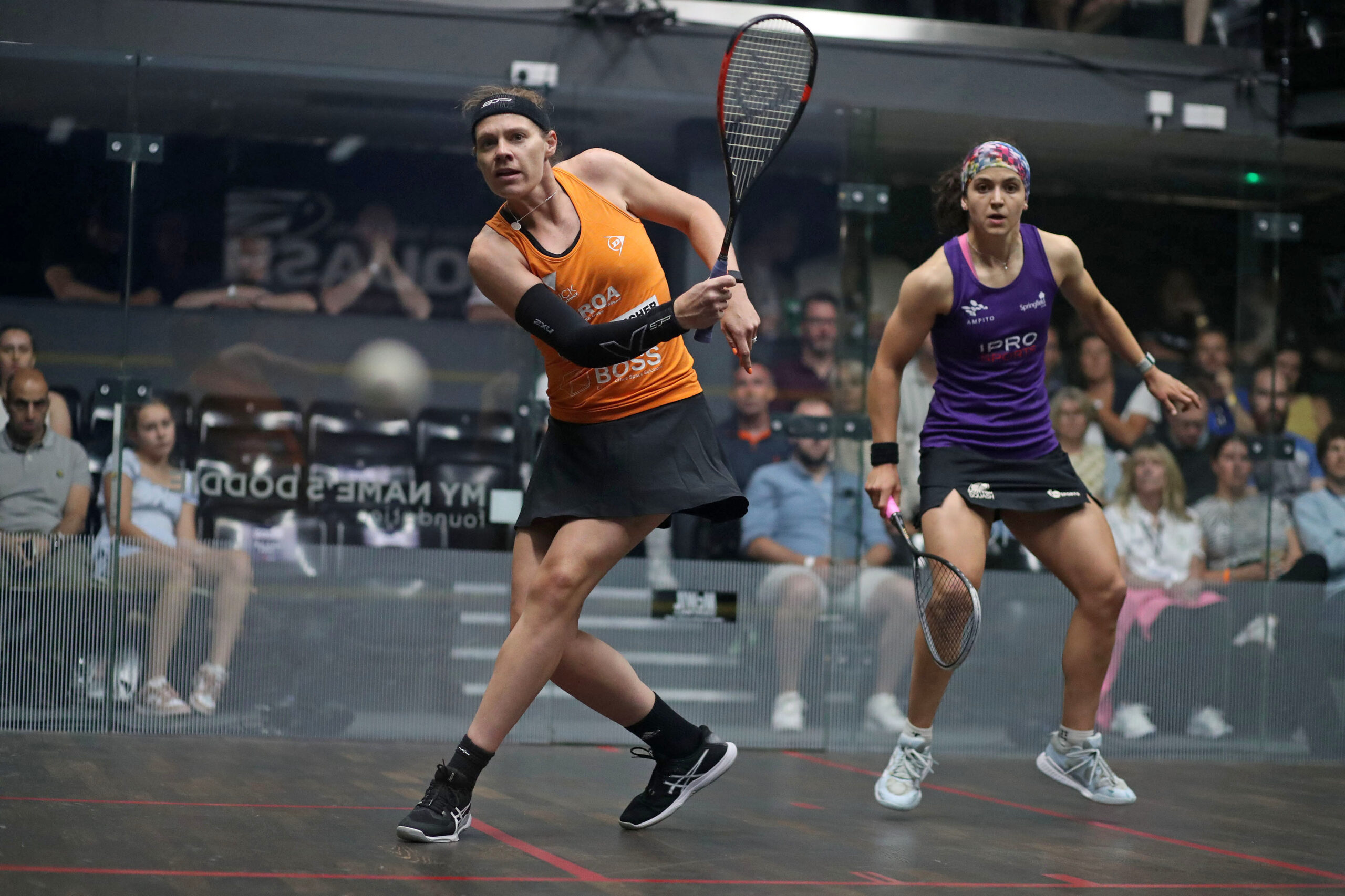 Quarter Finals - Georgia Adderley v Sarah-Jane Perry - SQUASHTV