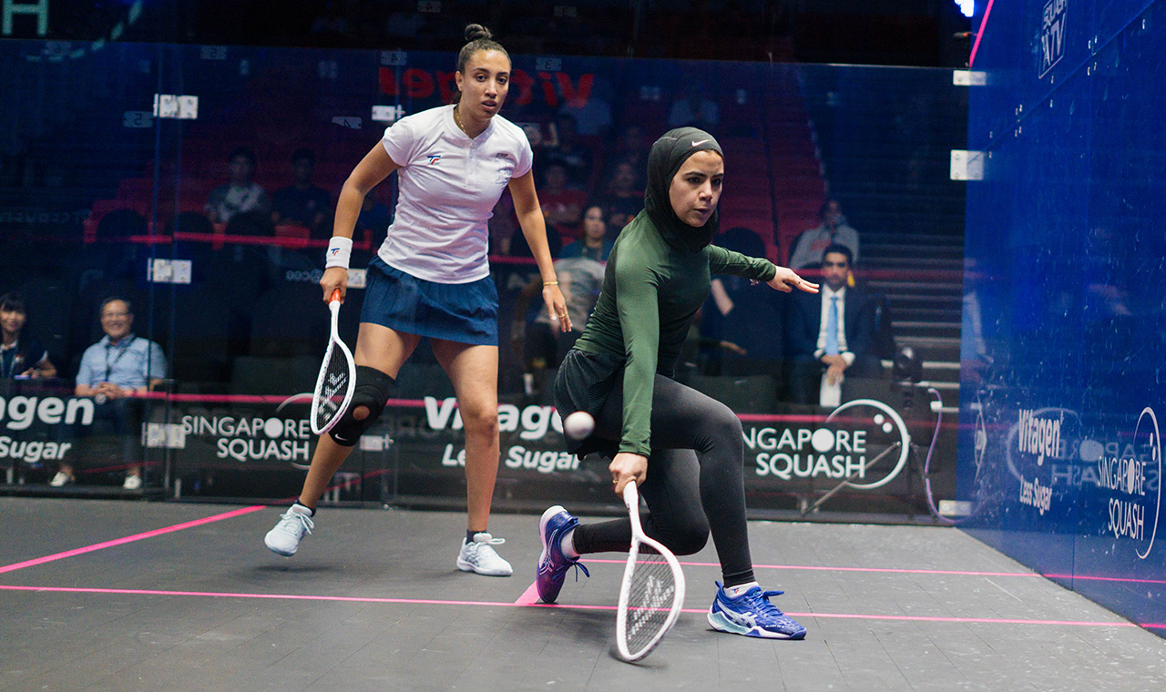 Round 2 – Sana Ibrahim v Salma Eltayeb - SQUASHTV Round 2 – Sana Ibrahim v Salma Eltayeb - SQUASHTV